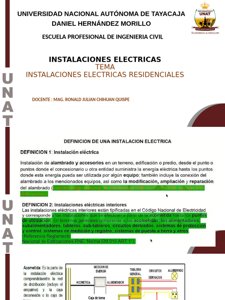 Clases 02 Instalaciones Electricas | PDF
