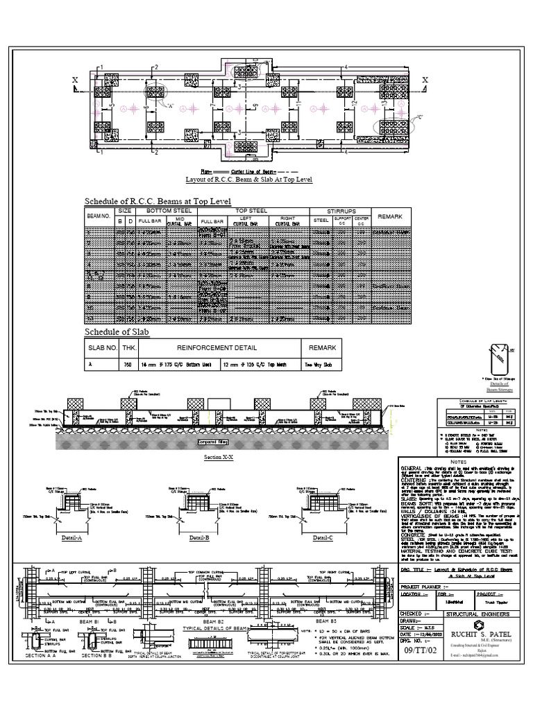 09 TT Top Slab Level (2) Model | PDF | Structural Engineering | Civil Engineering