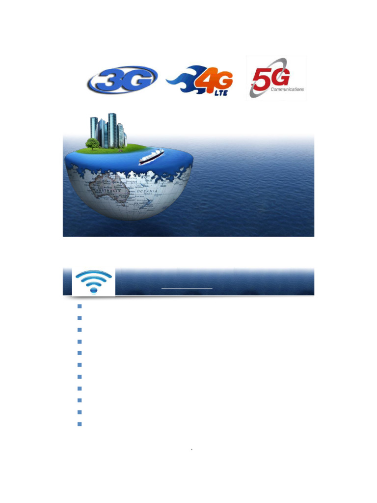 Generation of Wireless Communication | PDF | 3 G | 4 G