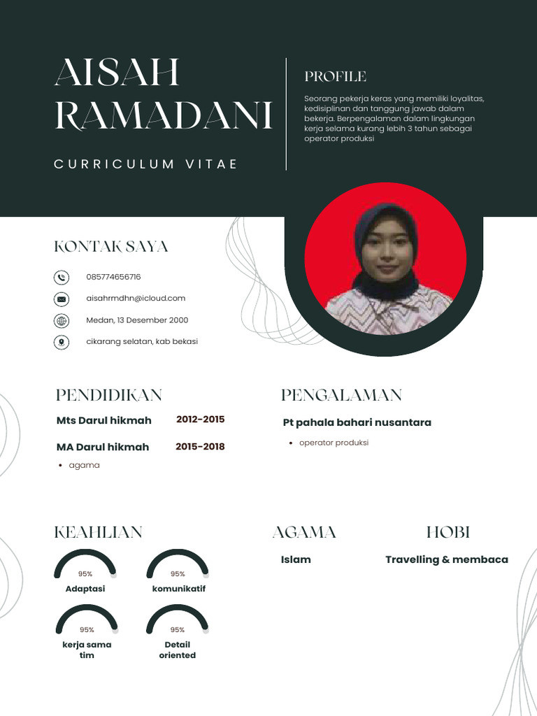 CV Aisah - Merged-1 15 | PDF | Karier & Perkembangan