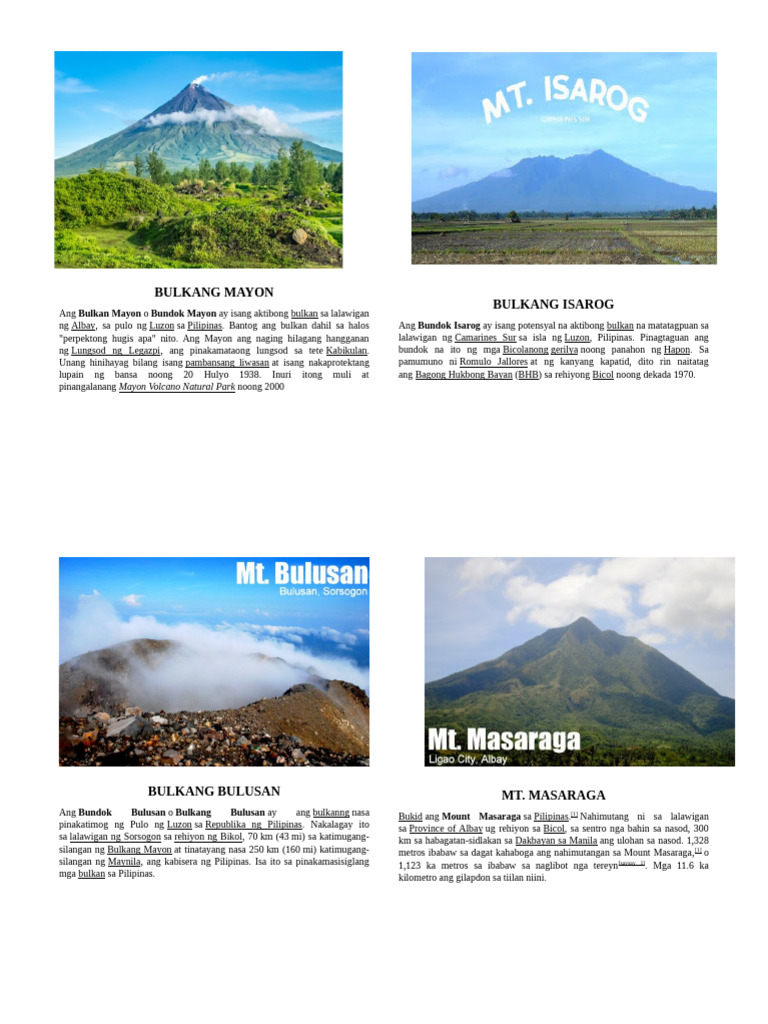 Bulkang Mayon | PDF