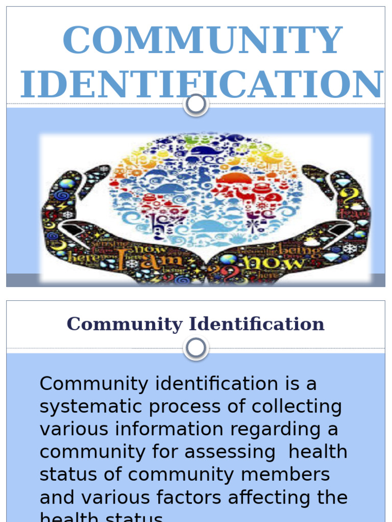 Community Health Identification Process | PDF | Health Care