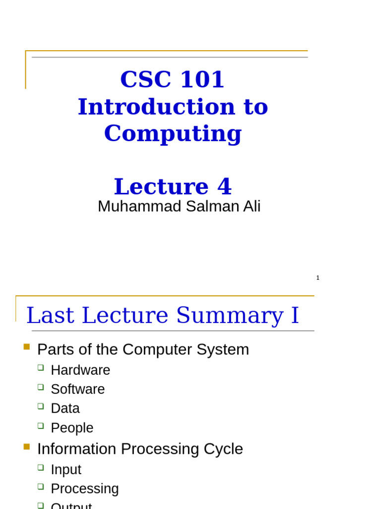 Lecture 4 | PDF | Computer Keyboard | Input/Output Lecture 4 | PDF | Computer Keyboard | Input/Output