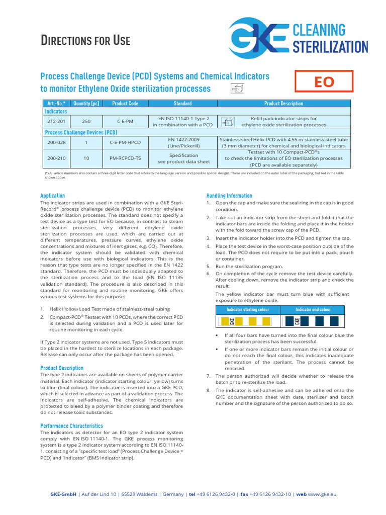 760-026 Ed V03 BMS Eo - 09-2022 - en | PDF | Sterilization ...