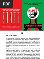 SADTU Constitution As Amended in September 2024 | PDF | Quorum
