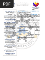 Barangay Certification Forms | PDF | Philippines