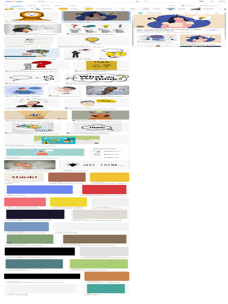 Think - Google Search | PDF | Cognition