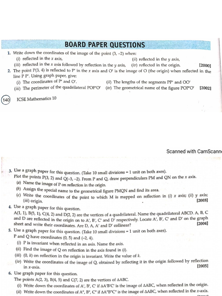 Board Questions math | PDF