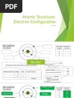 Electron Configuration Answer Key | PDF