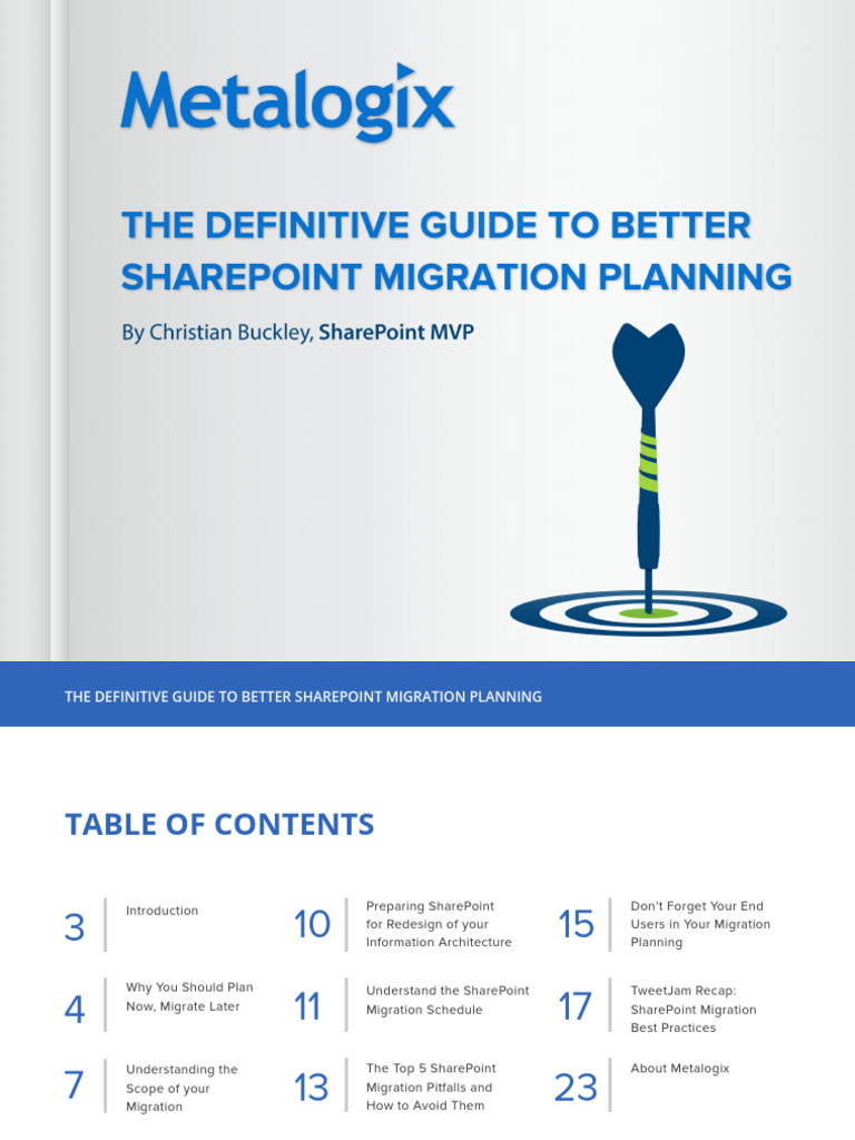 The Definitive Guide To Better Sharepoint Migration Planning | PDF ...