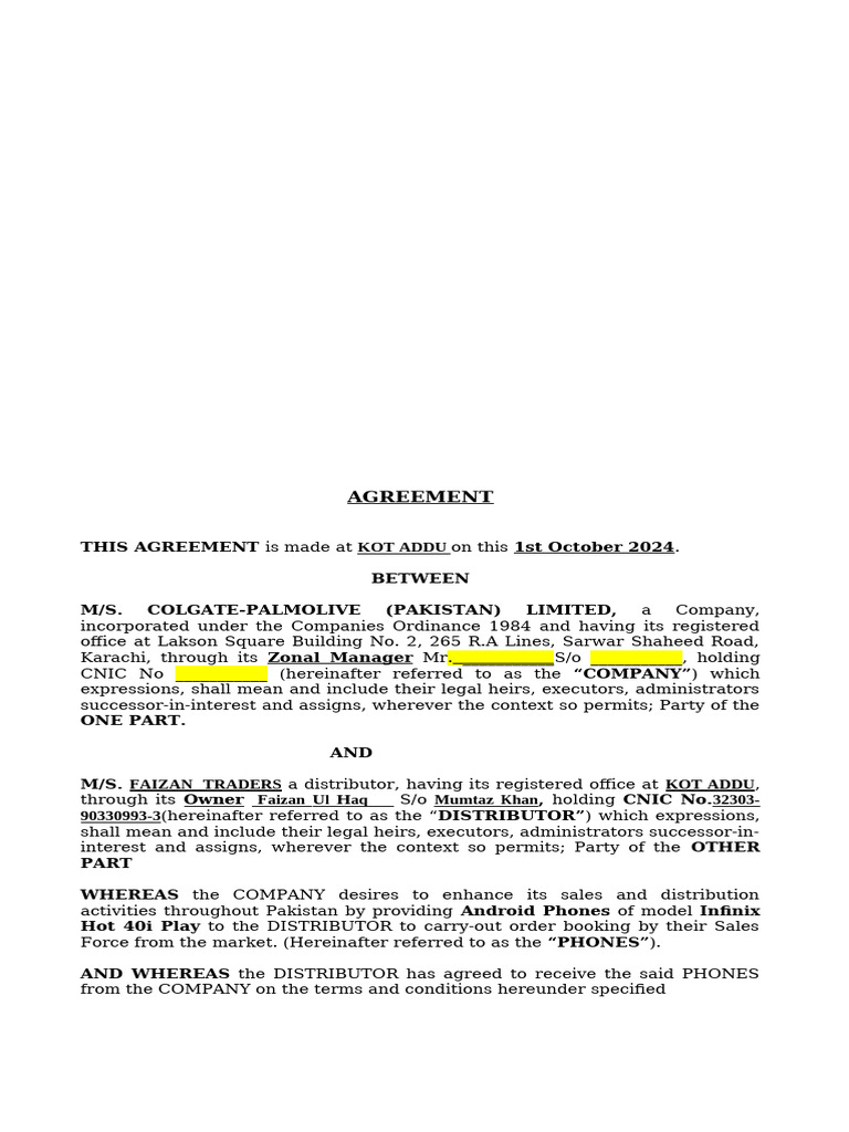 Mobile Phone Instalment Agreement | PDF | Private Law | Business Law