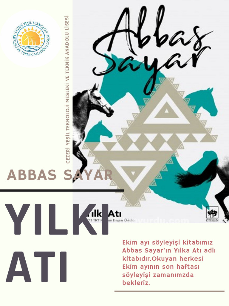 Yılka Atı Söyleyisi Afisi | PDF