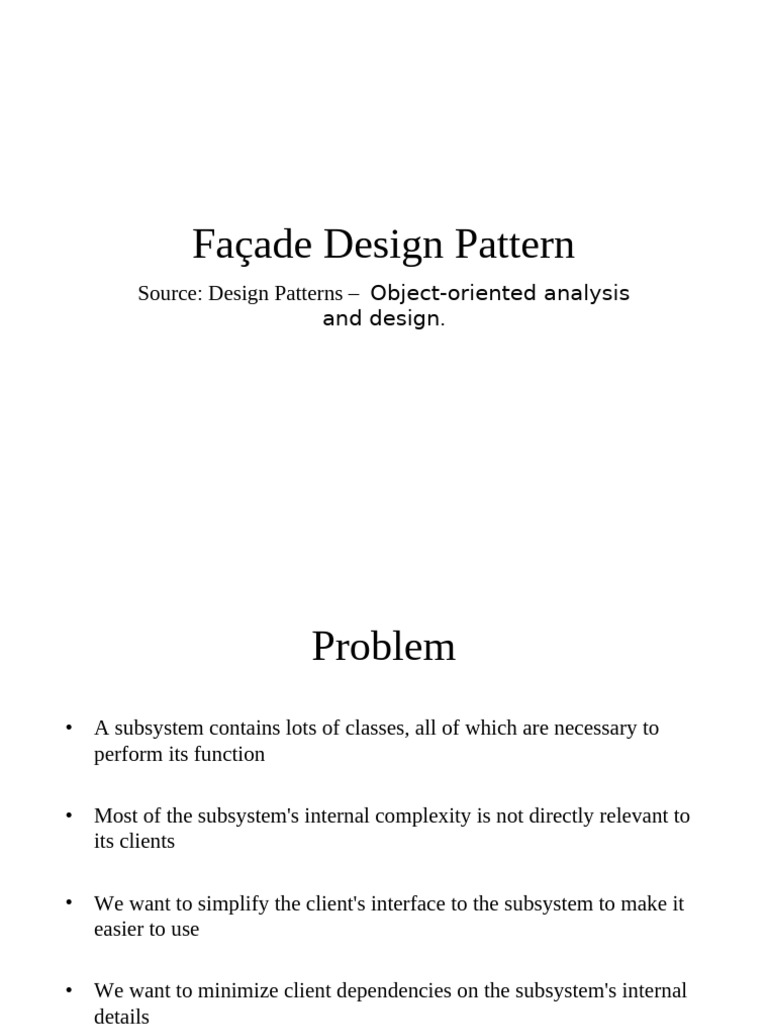 Facade | PDF | Computers | Technology & Engineering