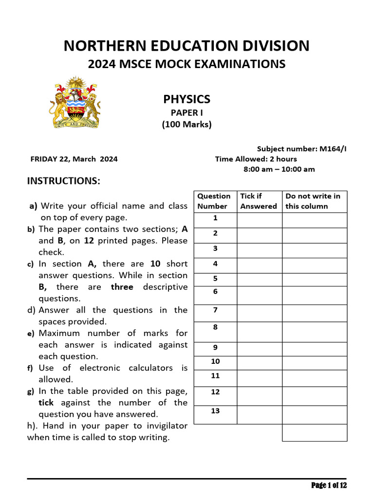 2024 Ned Mock Physics I | PDF | Volume | Gases