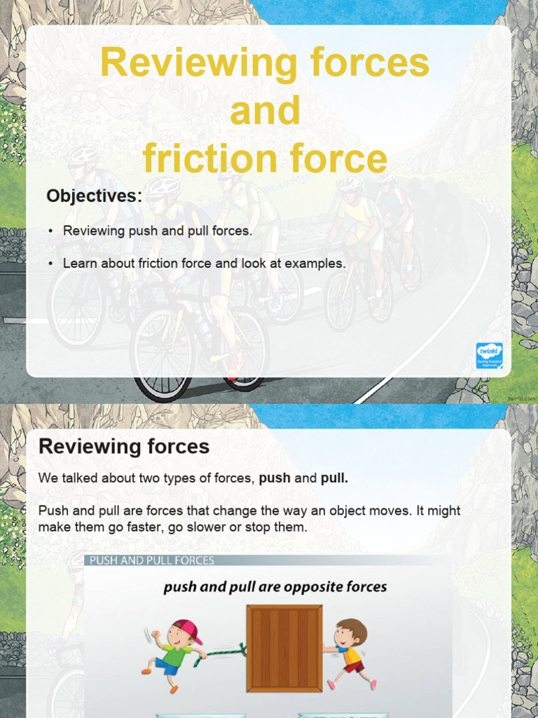 Reviewing Forces and Friction Force: Objectives | PDF | Friction | Force