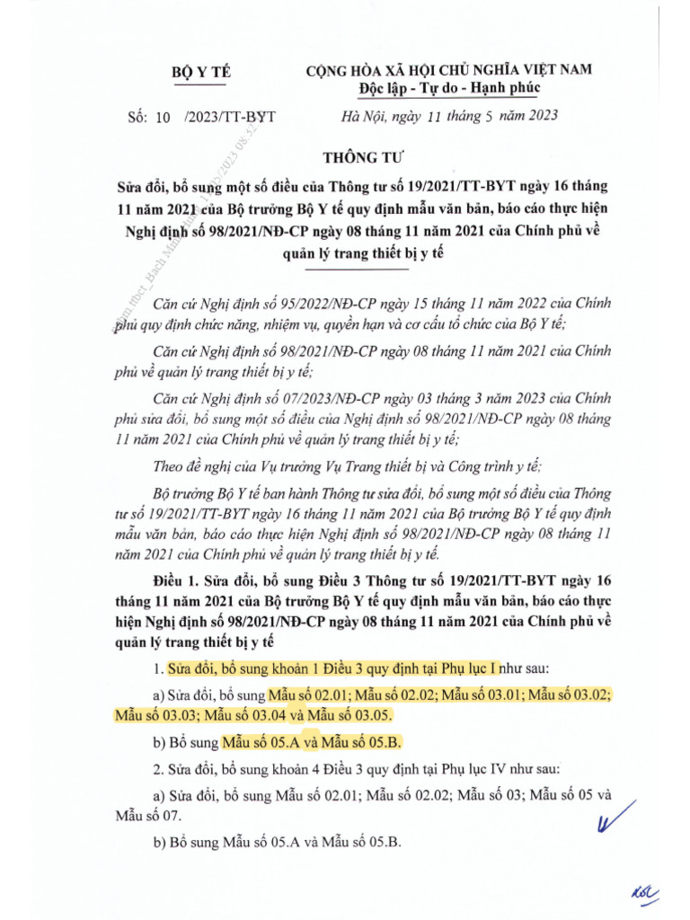 TT10.2023.TT BYT Unclock | PDF