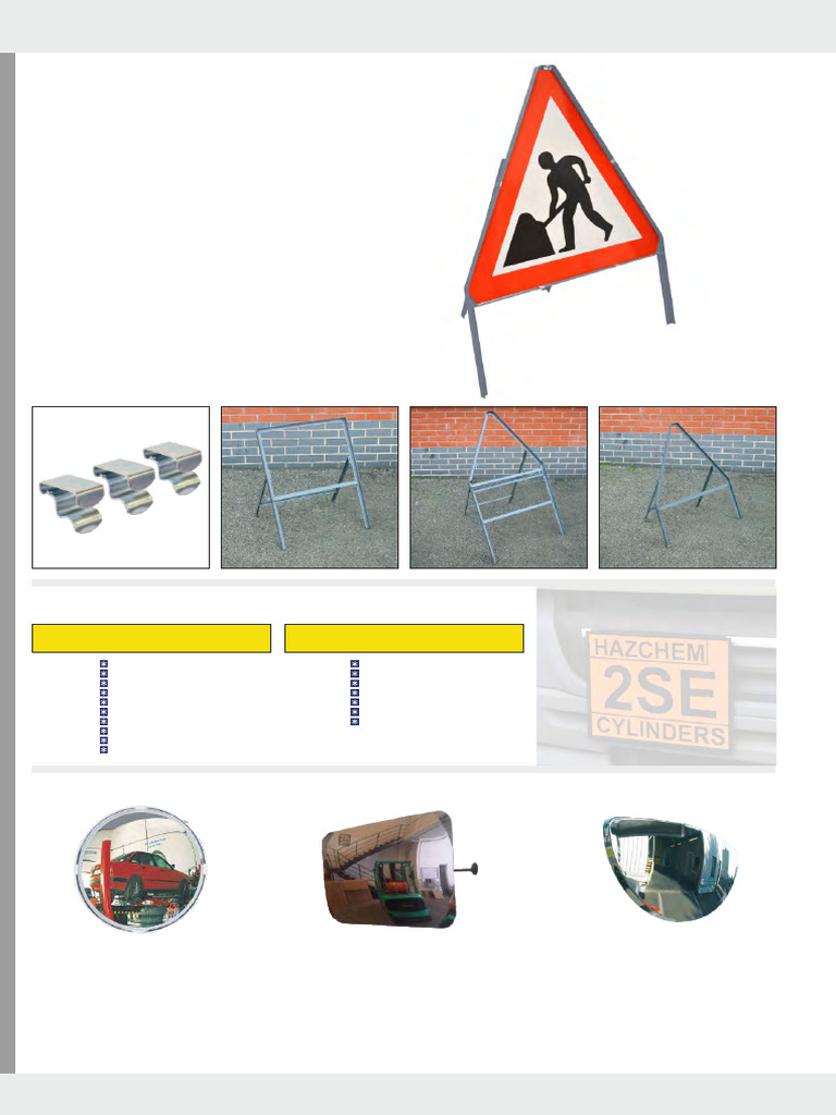 Safety Mirrors and Traffic Signage Solutions | PDF | Mirror