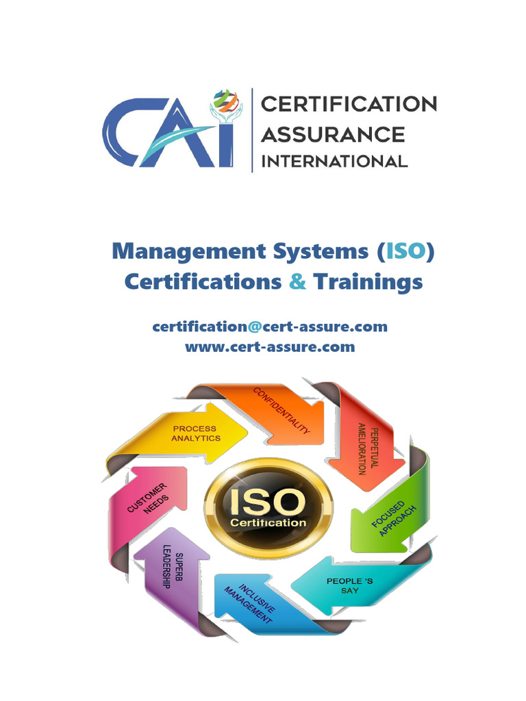 Certification Assurance Intl - Profile | PDF | Occupational Safety And Health | Hazard Analysis ...