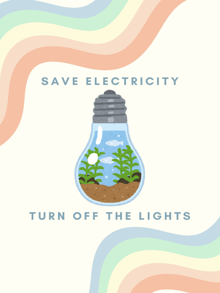 Save Electricity Poster 2 | PDF