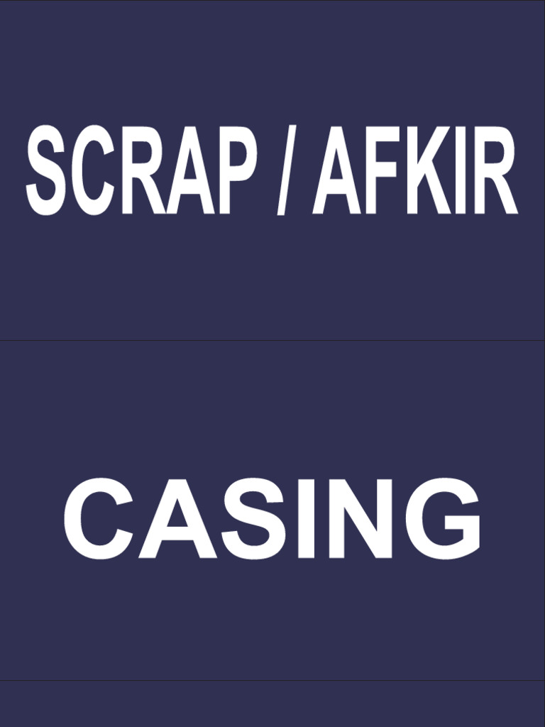 Scrap | PDF