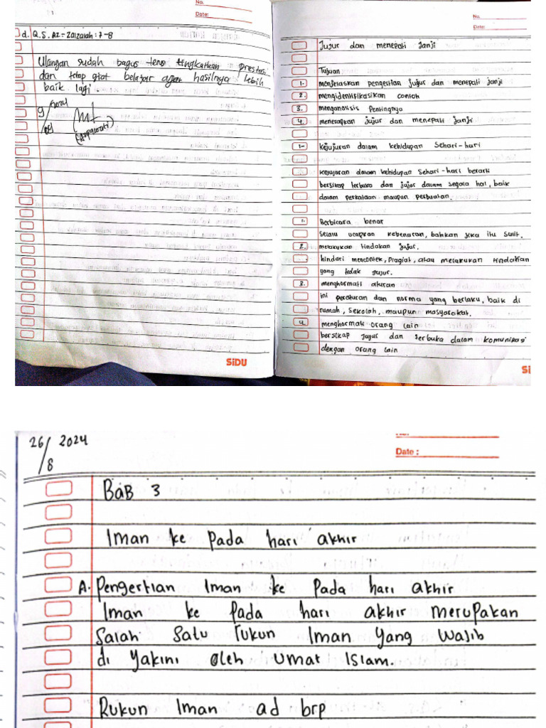 Catatan Guru Di Buku Siswa | PDF