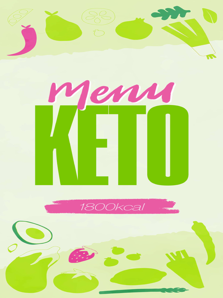 Menu Keto 1800 kcal Martie 2024_compressed | PDF