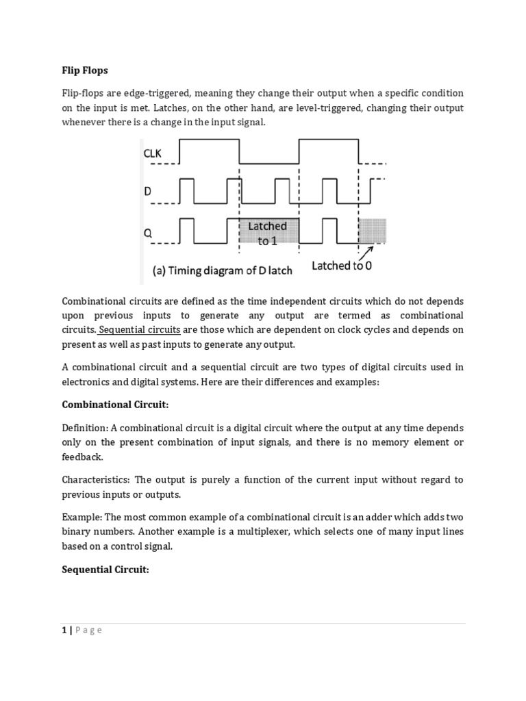 SP - U-V - Flip Flops | PDF | Computer Engineering | Electronic Engineering