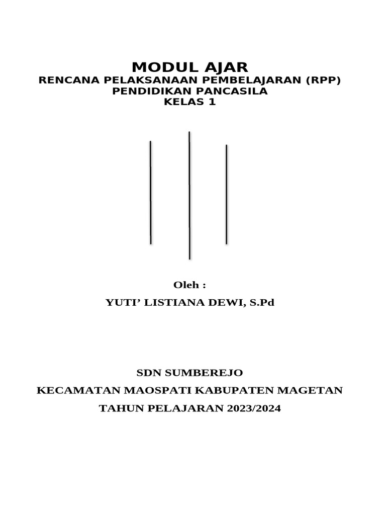 Modul Ajar Pend Pancasila | PDF