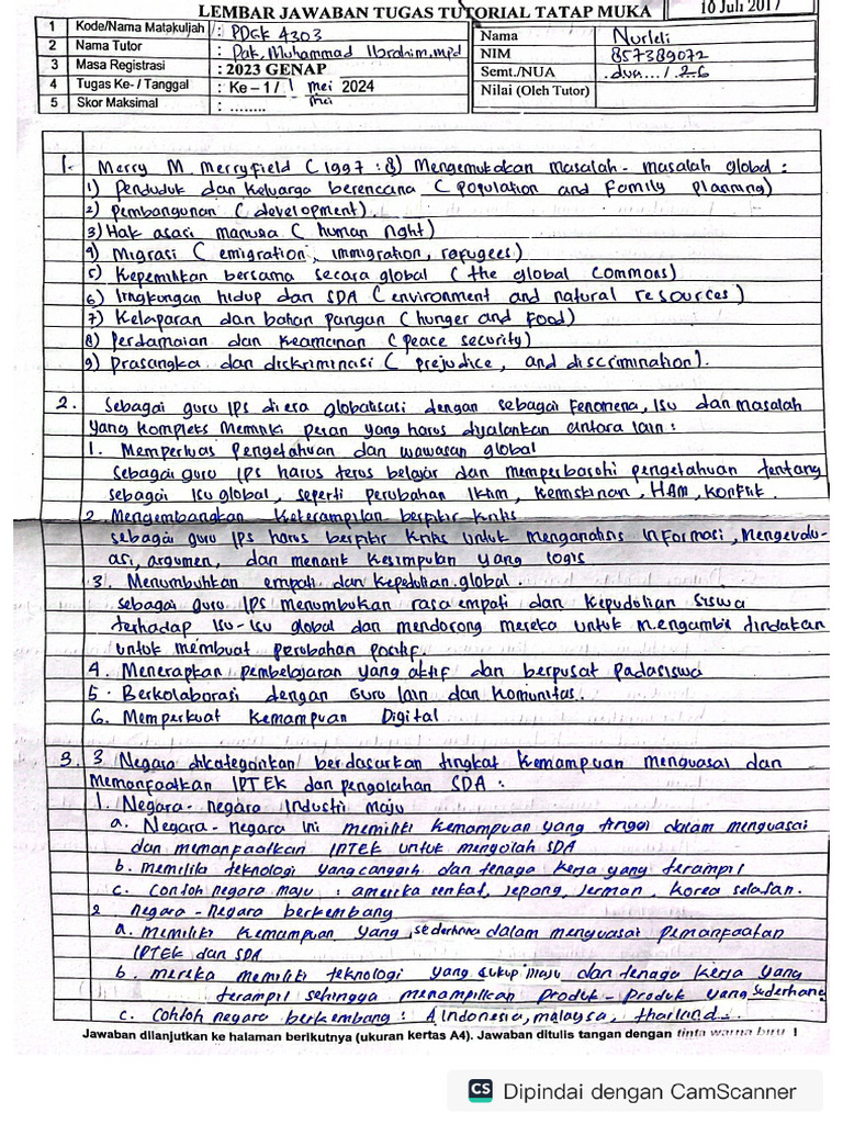 Ttm3 Pdgk4303 Nurleli 26 | PDF