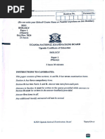 Uneb Projects Assessment - Uneb Guide 2024 | PDF | Learning | Creativity