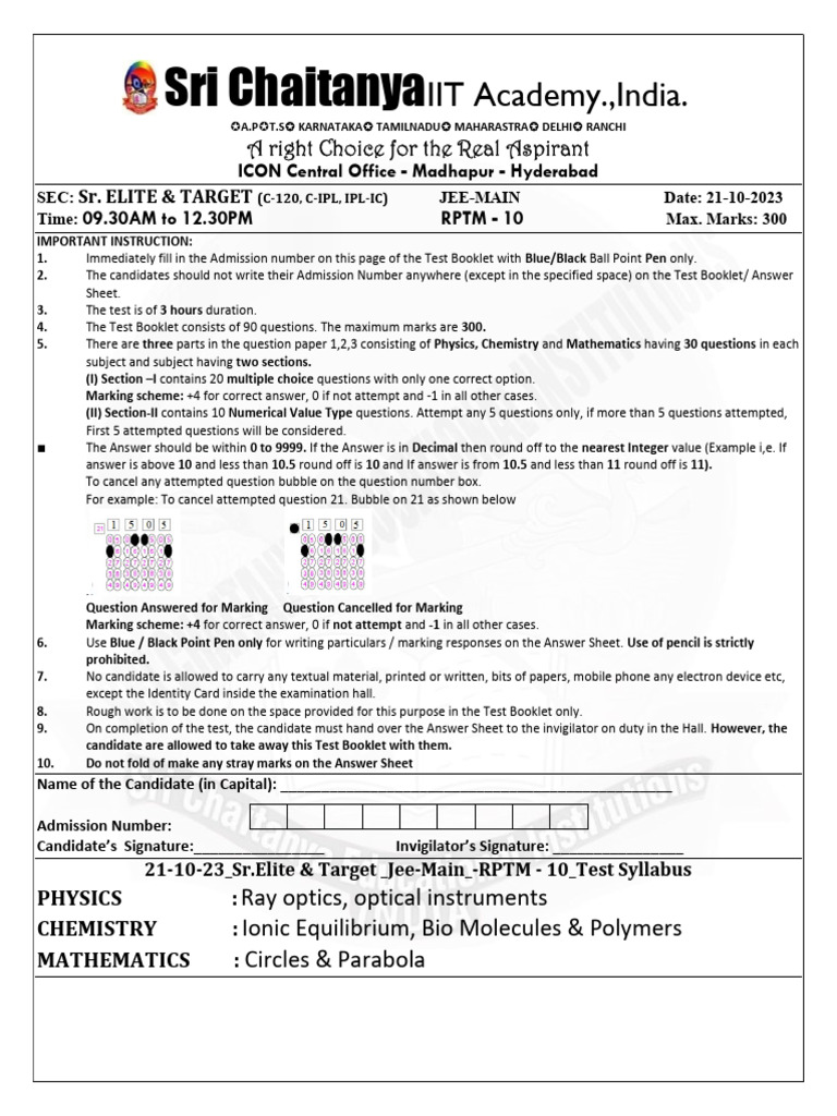 RPTM 10 QP | PDF | Circle | Rainbow
