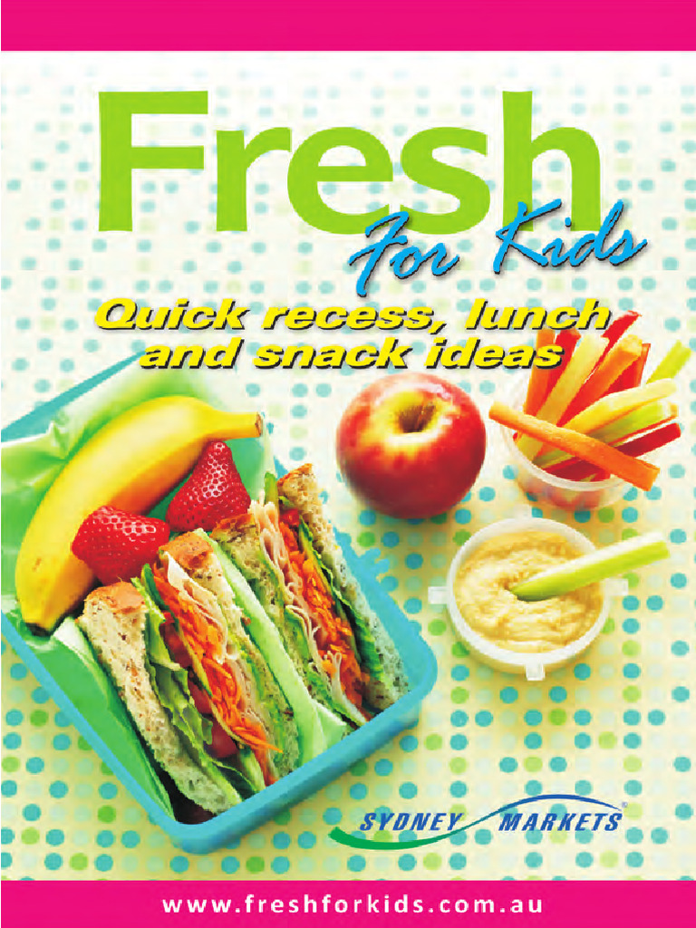 Fresh For Kids Recipe Booklet | PDF