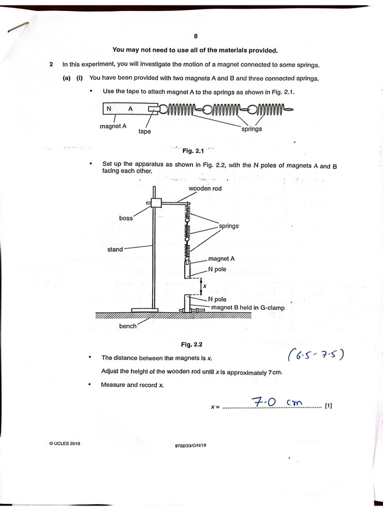 Magnet Oscillation 9702on3319 | PDF