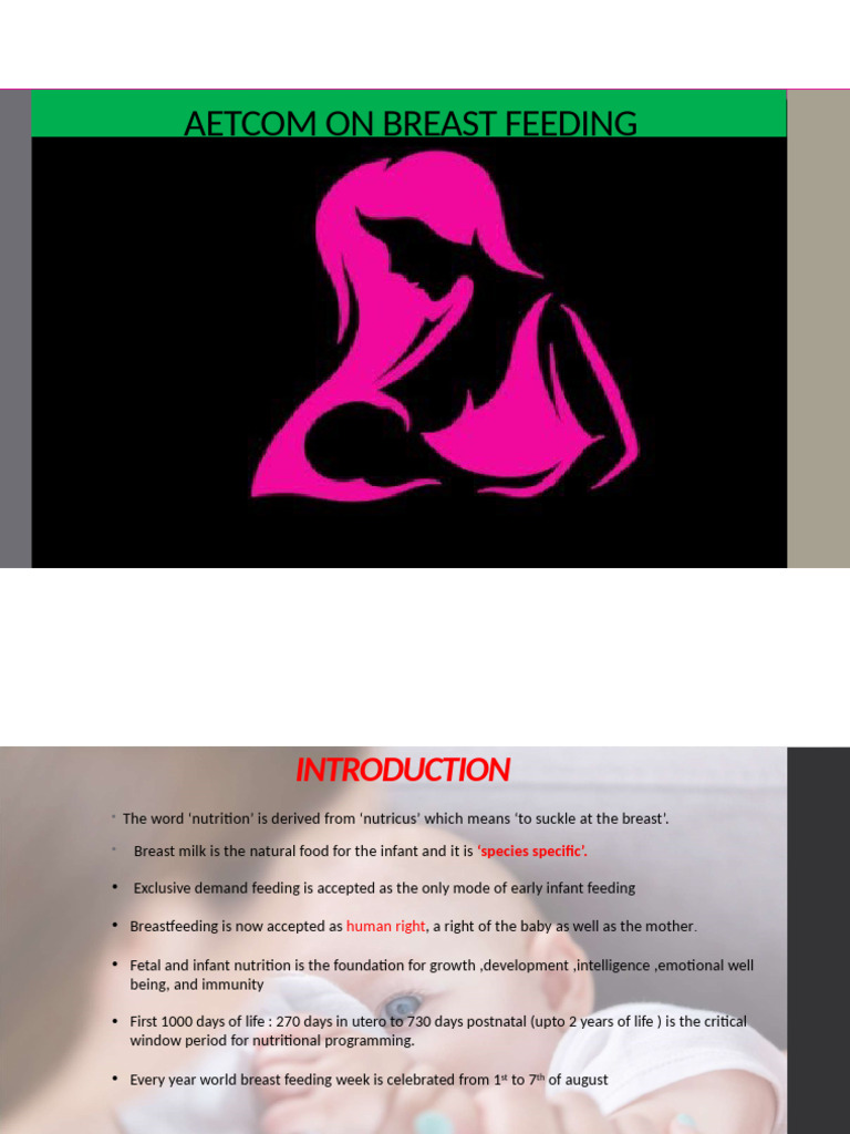 Breastfeeding AETCOM | PDF | Breastfeeding | Lactation