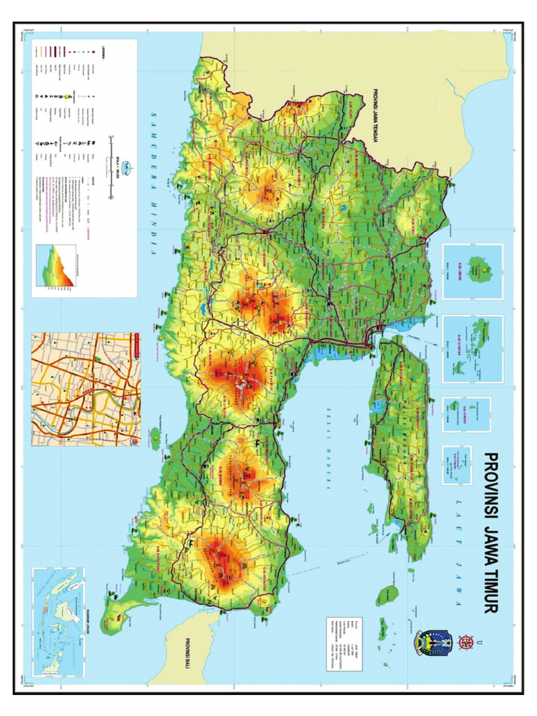 Jawa Timur Peta | PDF