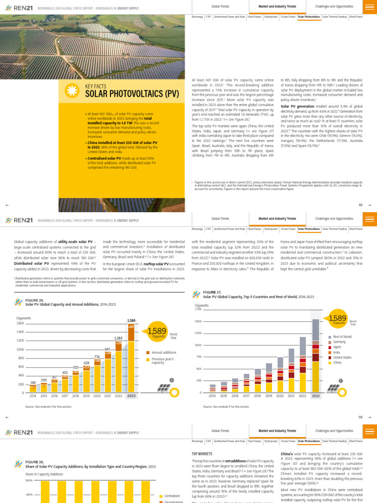 Solar Photovoltaics (PV) | PDF | Solar Power | Renewable Energy