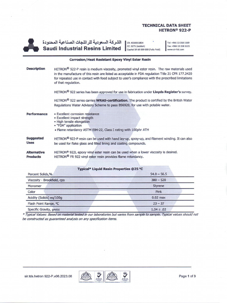 Technical Data Sheet | PDF