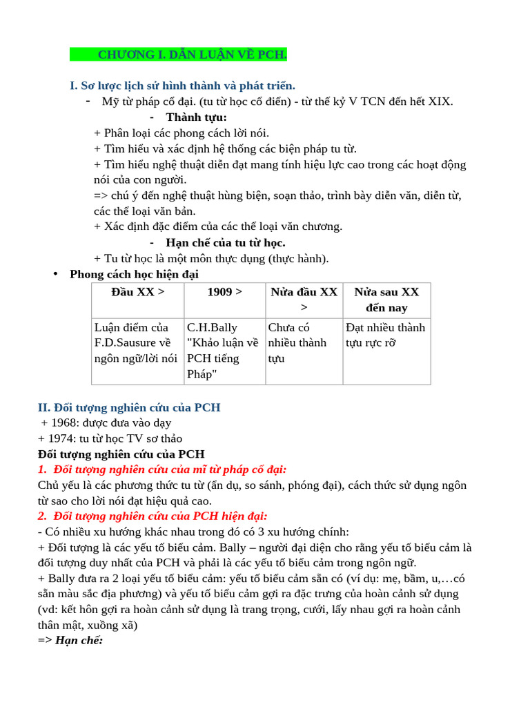 PCH Tiếng Việt | PDF