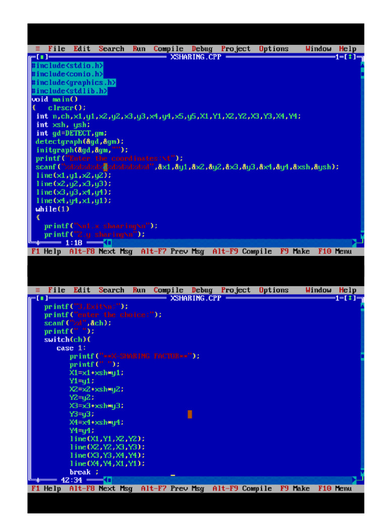 CGR Practical 9 | PDF