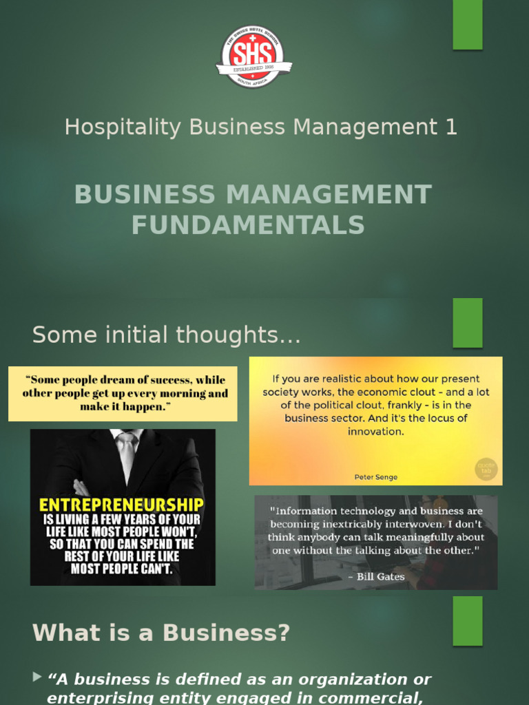 HBM1 - 14 Introduction To Business Management | PDF | Economies | Business