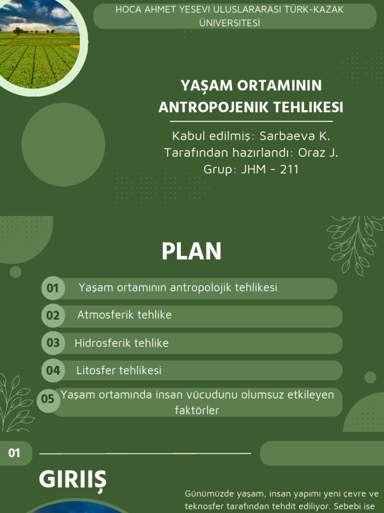 Green Modern Ecology Ecosystem Presentation - Compressed | PDF