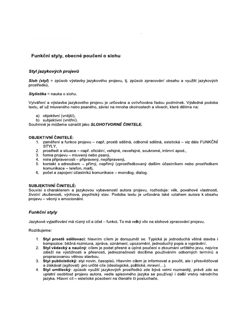 Funkcni Styly | PDF