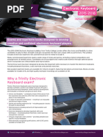 Trinity Electronic Keyboard Grade 1 | PDF