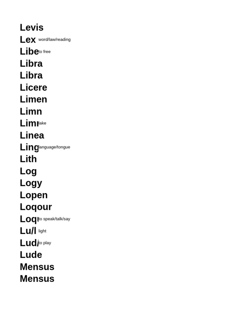 Root Word 3 | PDF | Language Arts & Discipline