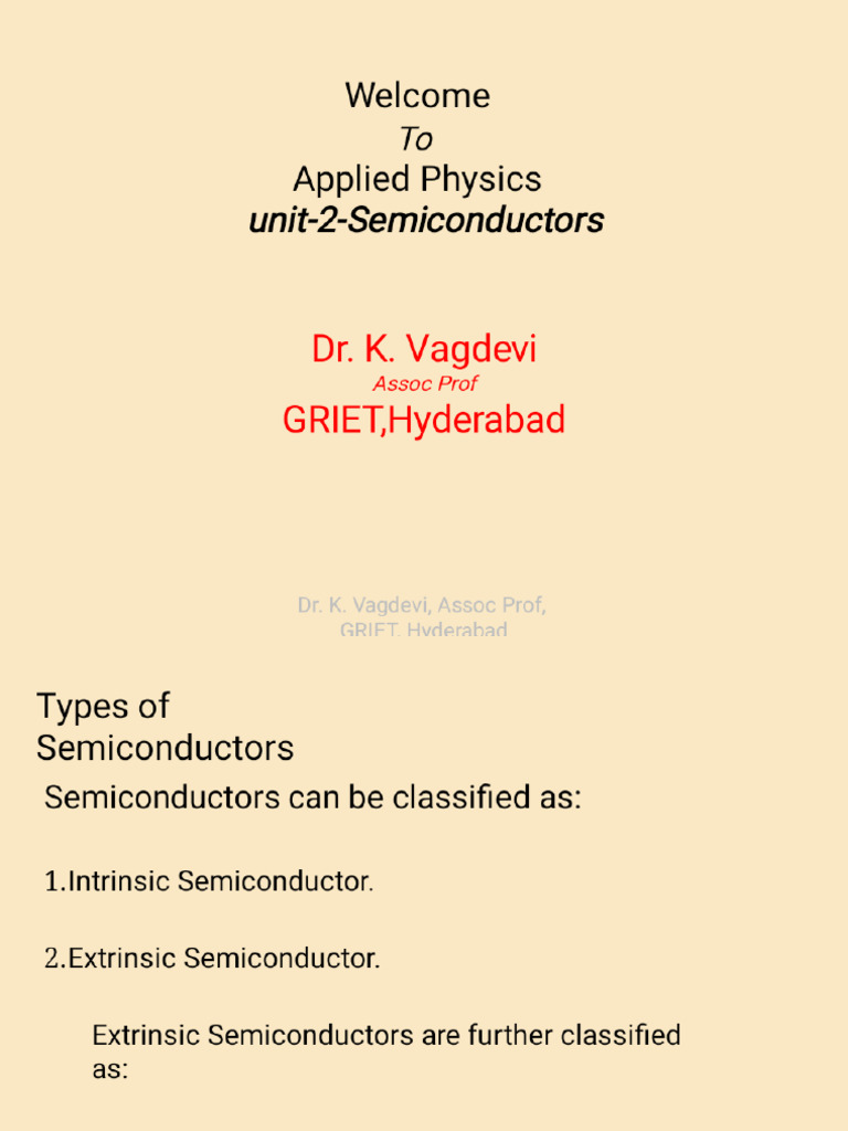 KVD, 393, Unit 2, Semiconductors | PDF