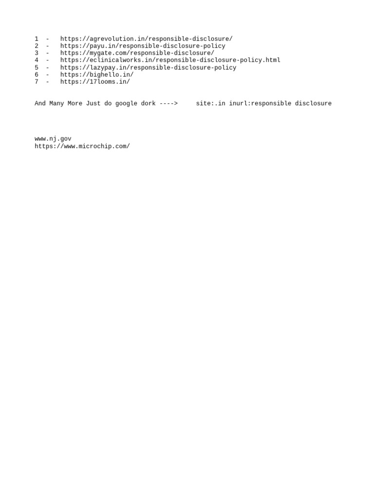 Responsible Disclosure Programs | PDF | Business | Computers