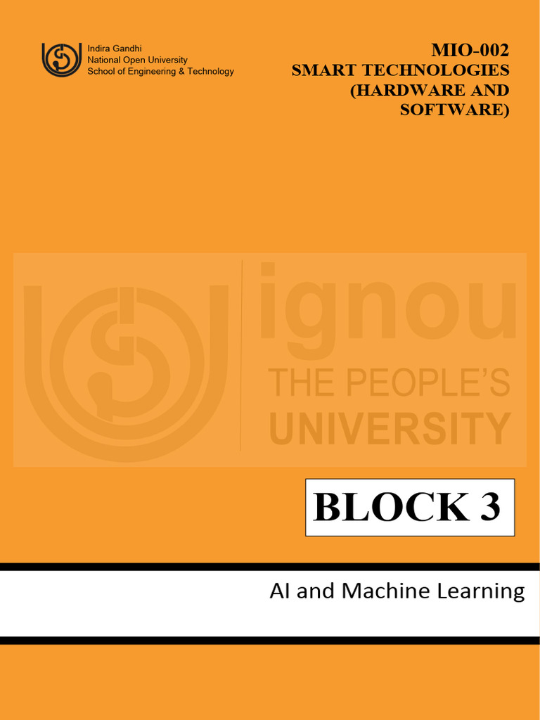 Block 3 | PDF | Artificial Intelligence | Intelligence (AI) & Semantics