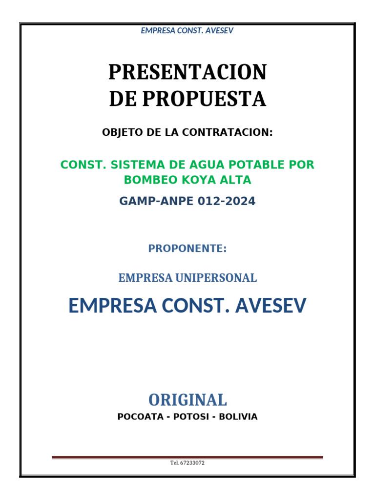 Caratula Imprimir | PDF