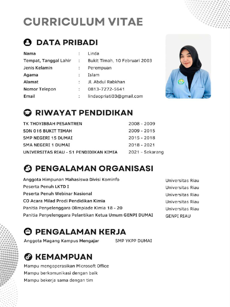 CV & Doc Linda | PDF