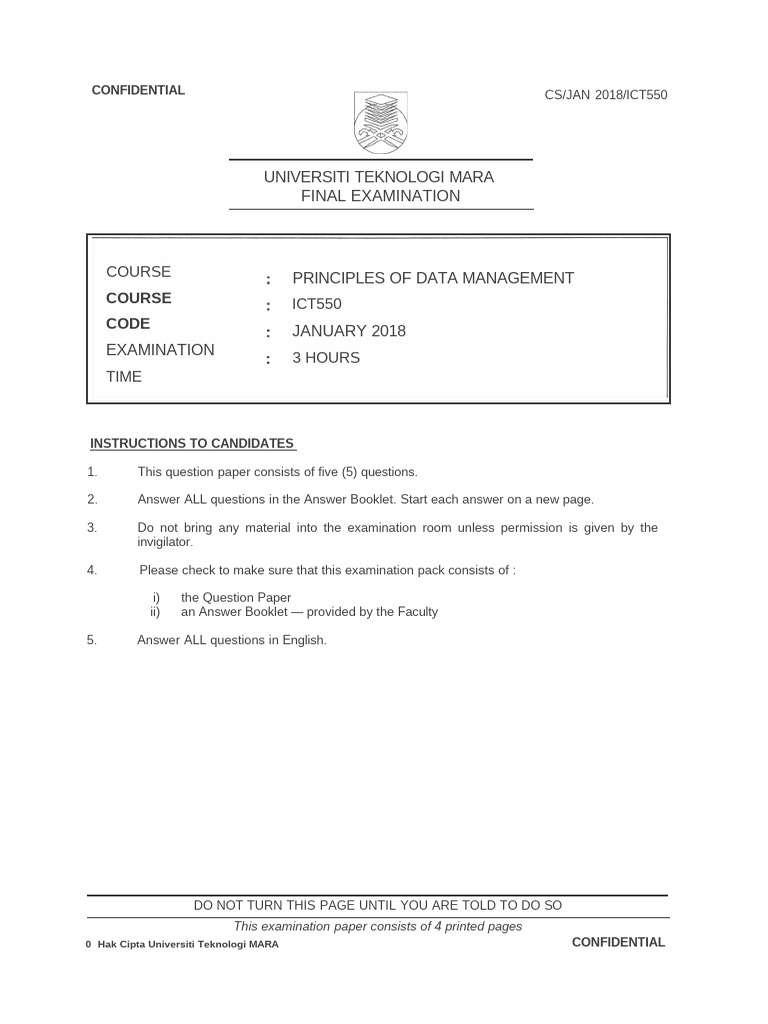 Ict550 2018 S1 | PDF | Big Data | Data